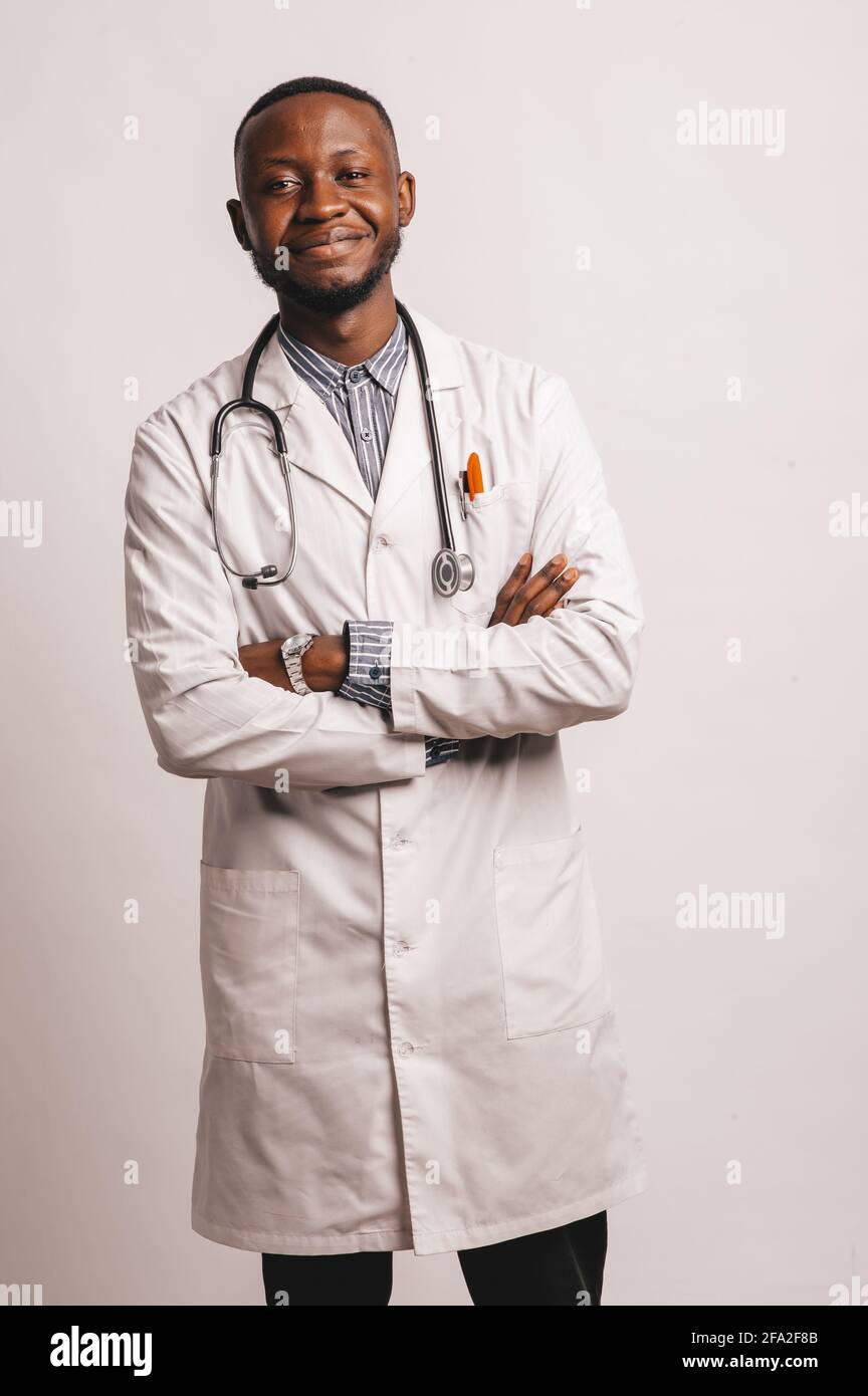 Doctor stands hi-res stock photography and images - Alamy