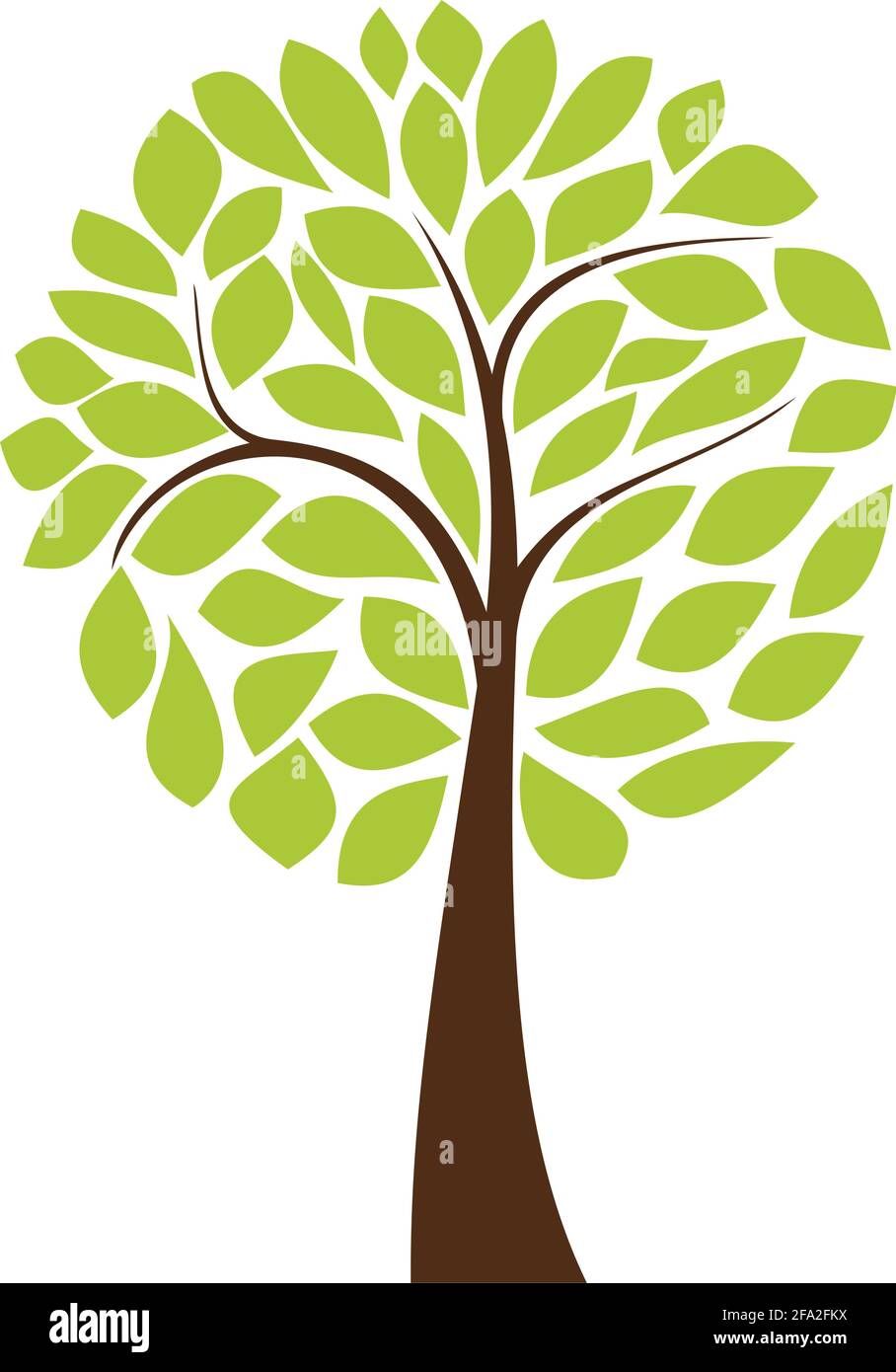 Simple vector tree Stock Vector Image & Art - Alamy