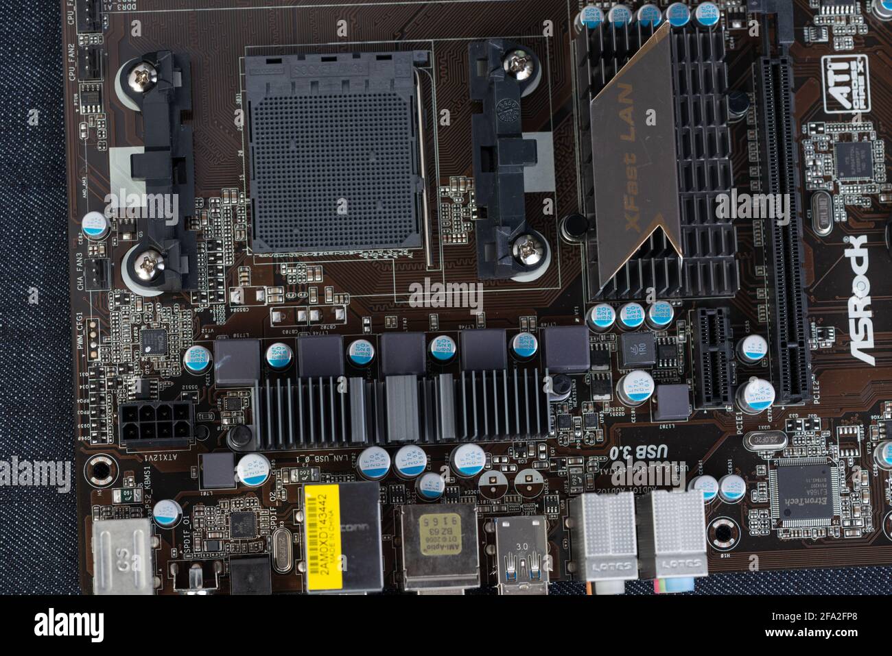 Copenhagen, Denmark 24 April 2013. Asrock motherboard ATX size for AMD ...