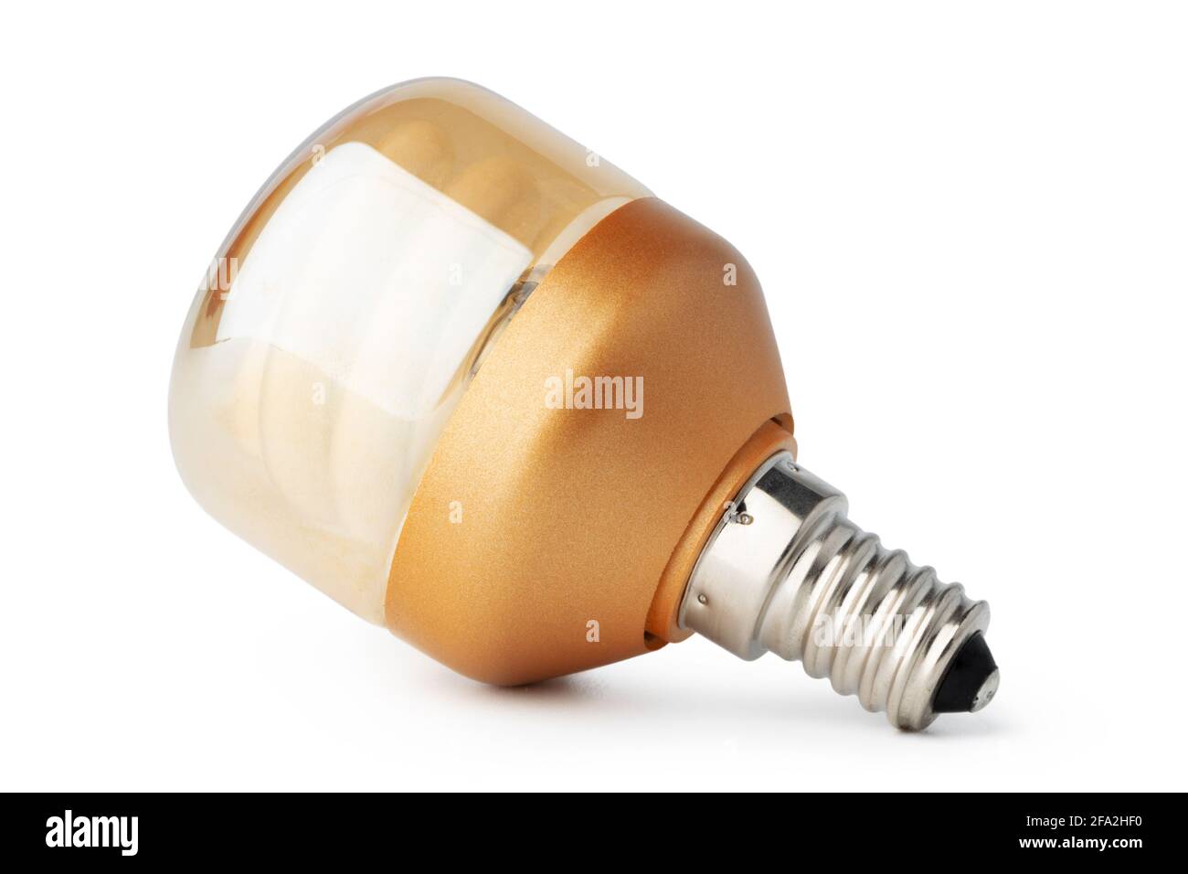 One light bulb isolated on white background Stock Photo - Alamy