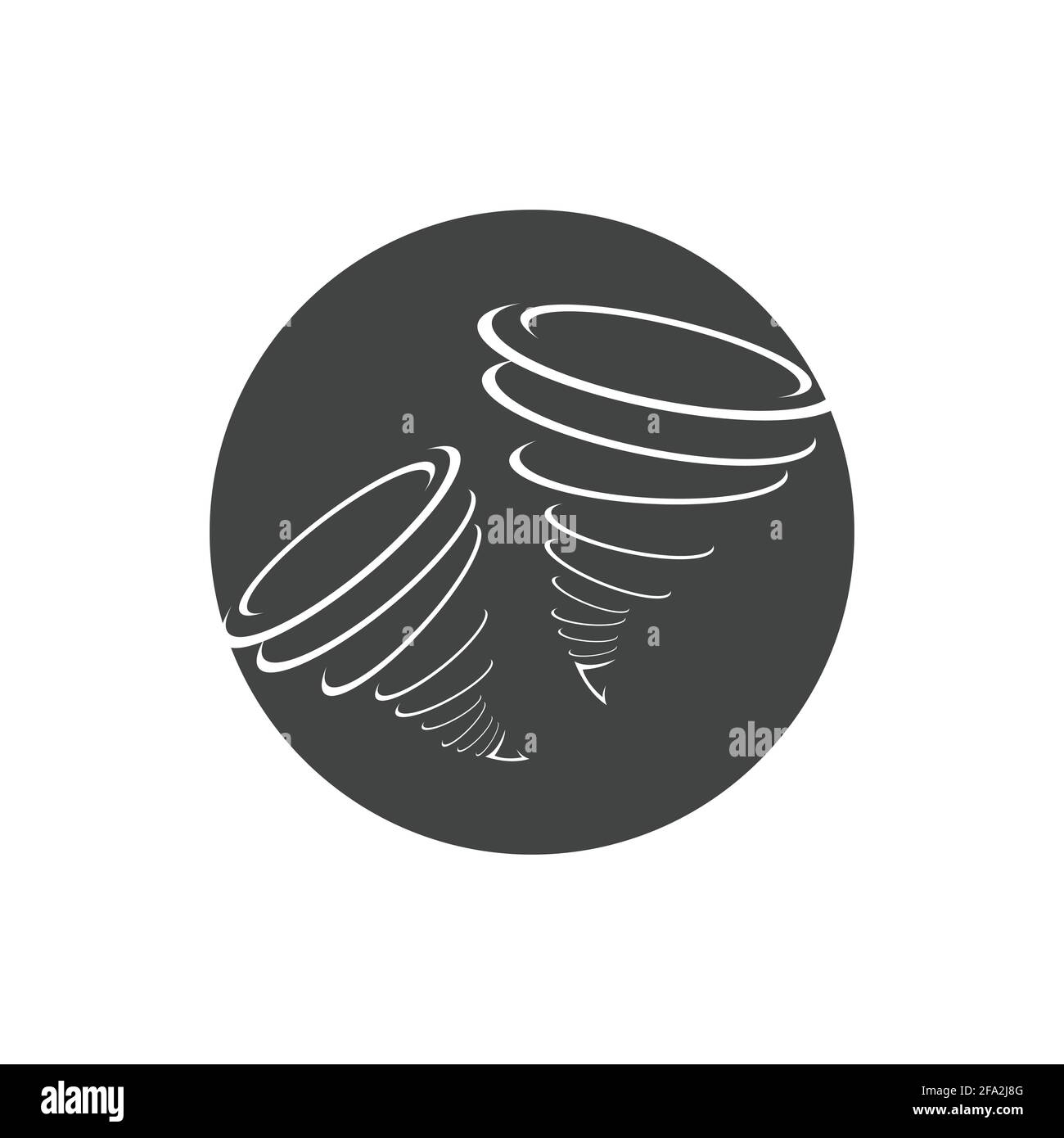 Tornado and cyclone logo symbol vector illustration design Stock Vector ...