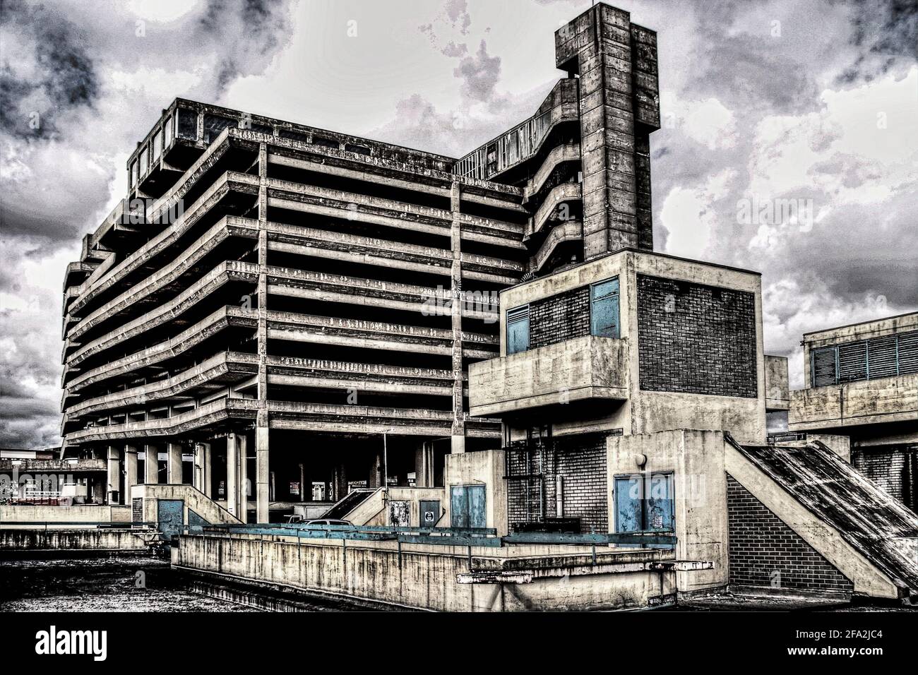 The trinity square multi storey car park gateshead hi-res stock ...