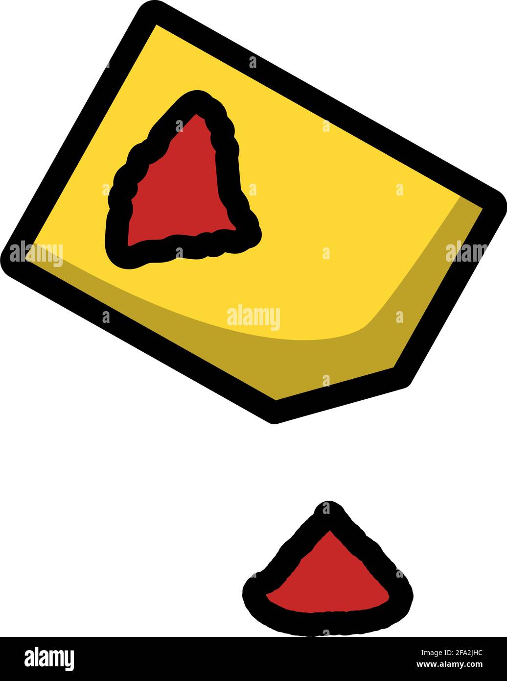 Seasoning Package Icon. Editable Bold Outline With Color Fill Design ...