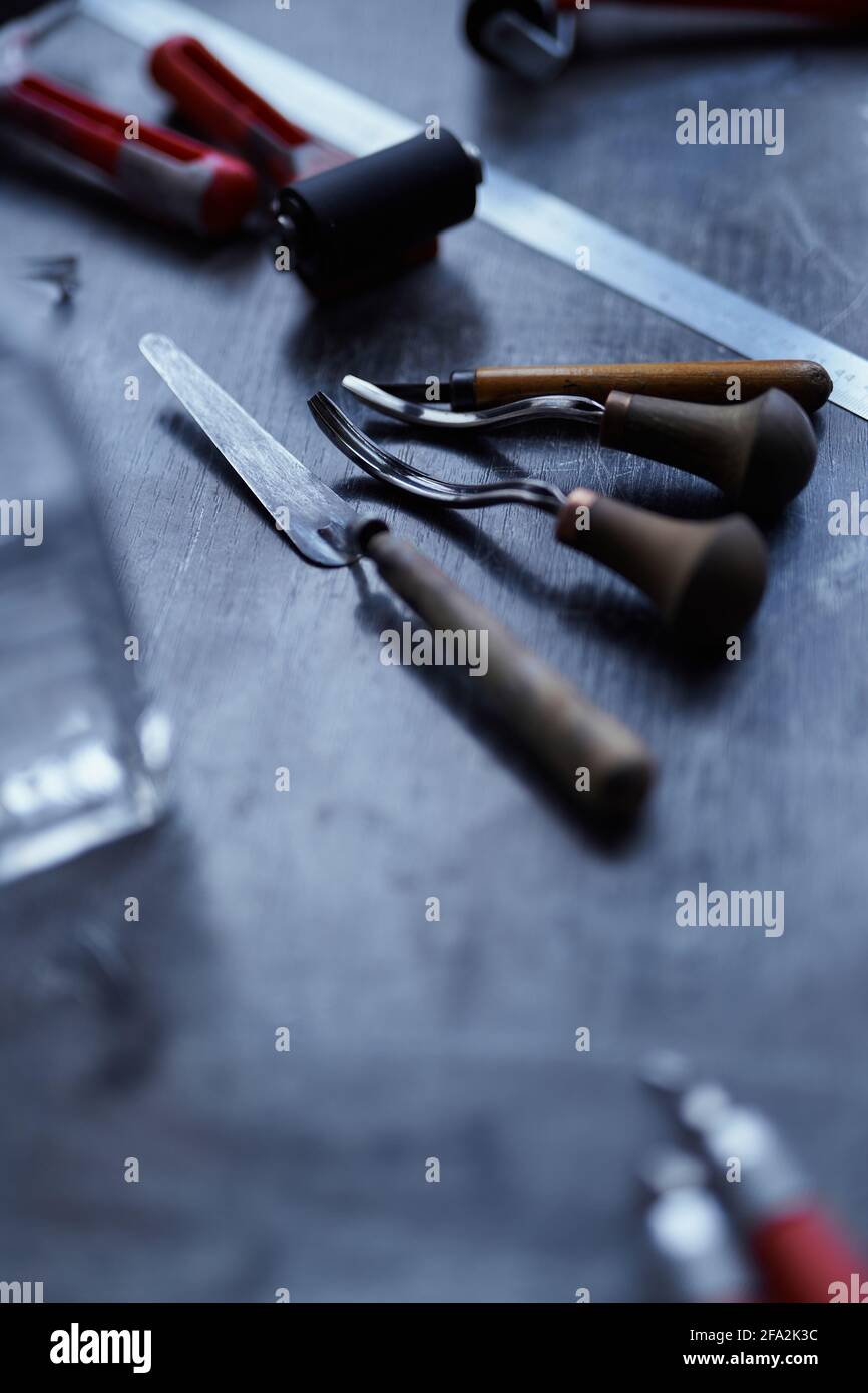 Linocut hi-res stock photography and images - Alamy