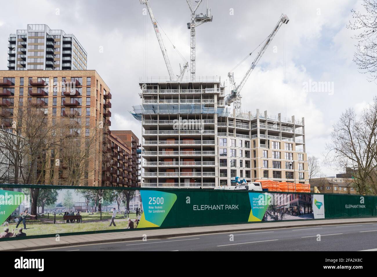 New building developments at Elephant and Castle Stock Photo - Alamy