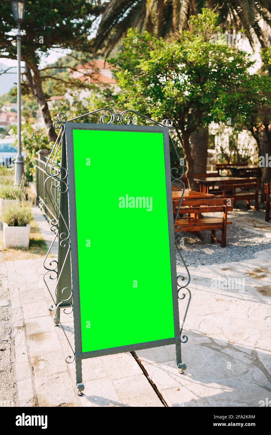 Menu easel hi-res stock photography and images - Alamy