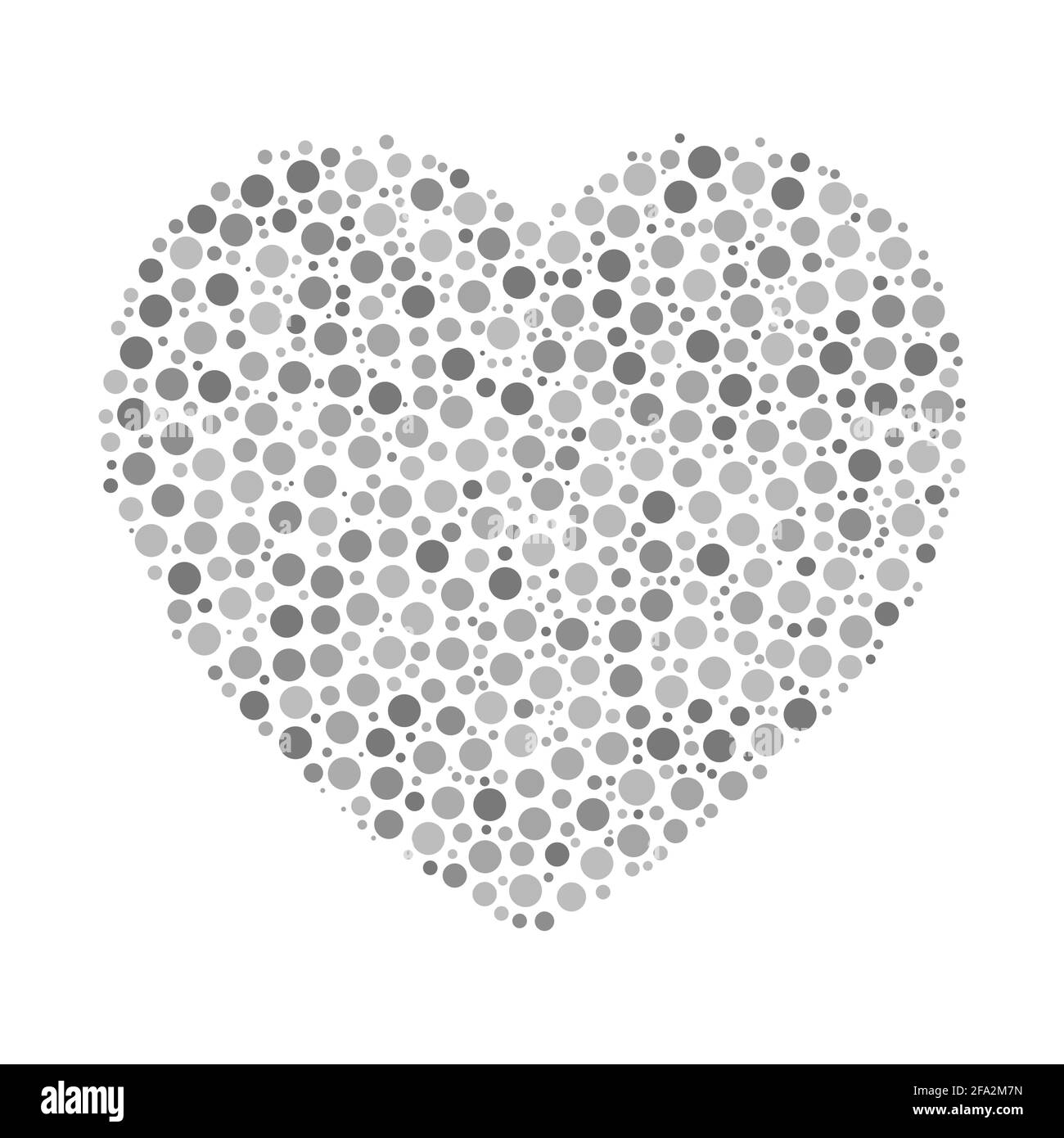 Heart mosaic of dots Stock Vector Image & Art - Alamy