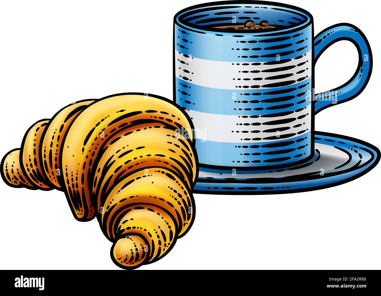 Coffee bun cake Stock Vector Images - Alamy