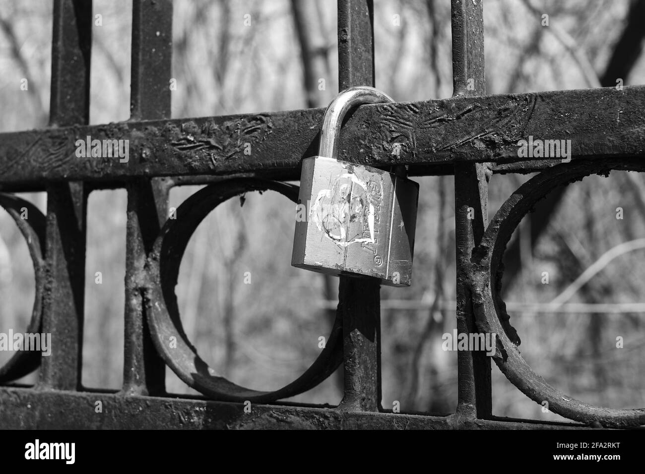 Forever lock Black and White Stock Photos & Images - Alamy