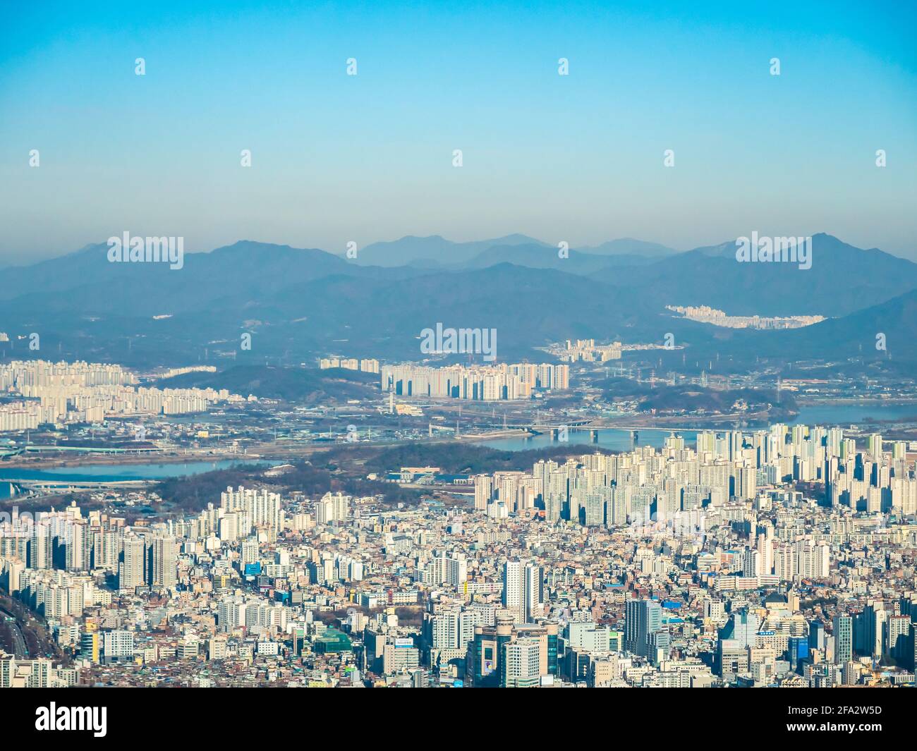 Seoul aerial view hi-res stock photography and images - Alamy