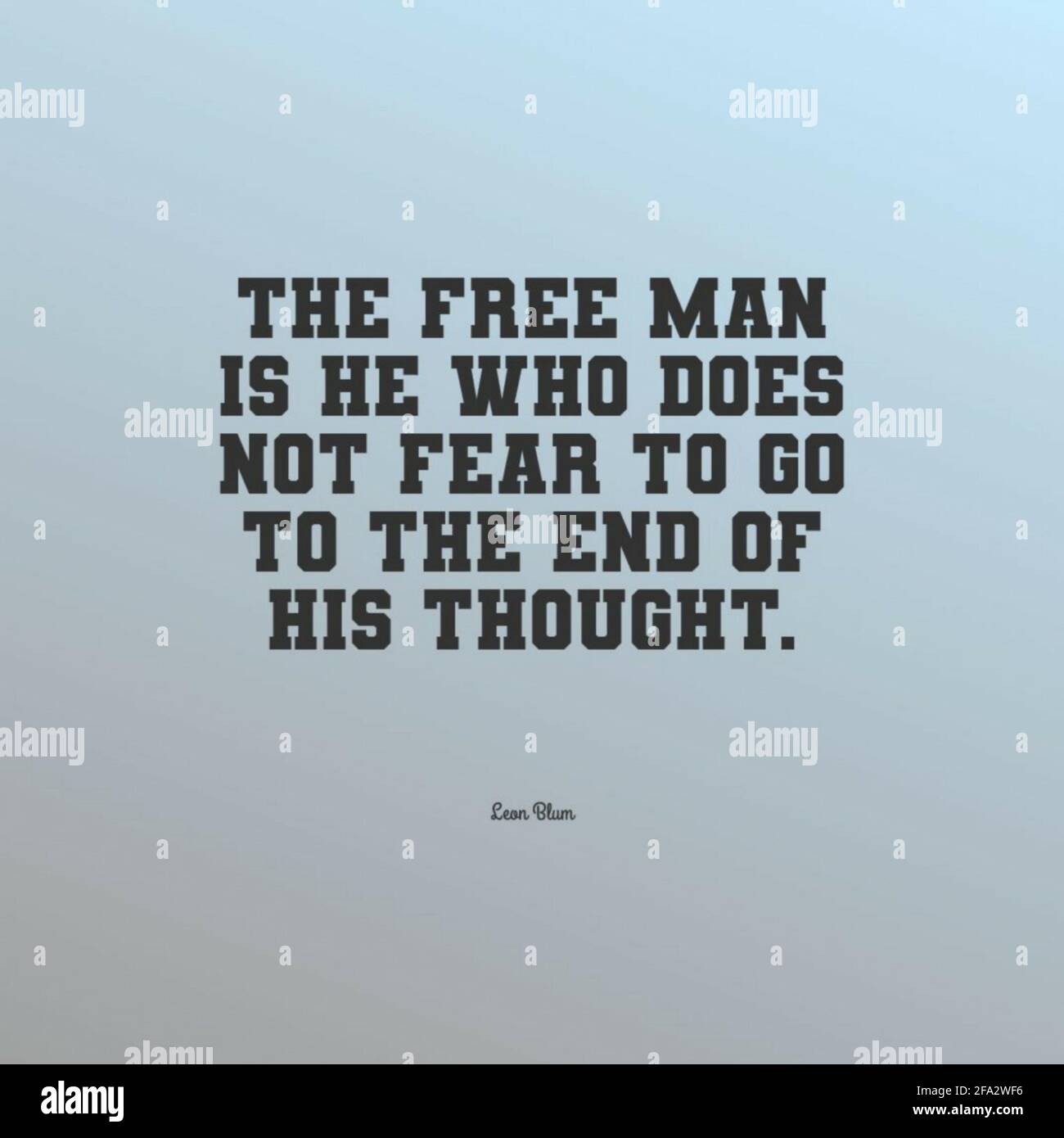 Quote on the idea of who the free man is Stock Photo - Alamy