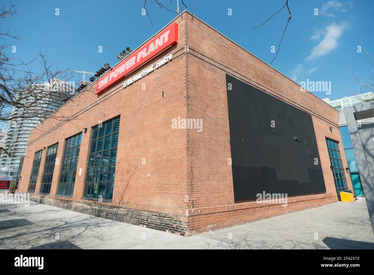 exterior view of Toronto's Power Plant Gallery Stock Photo - Alamy