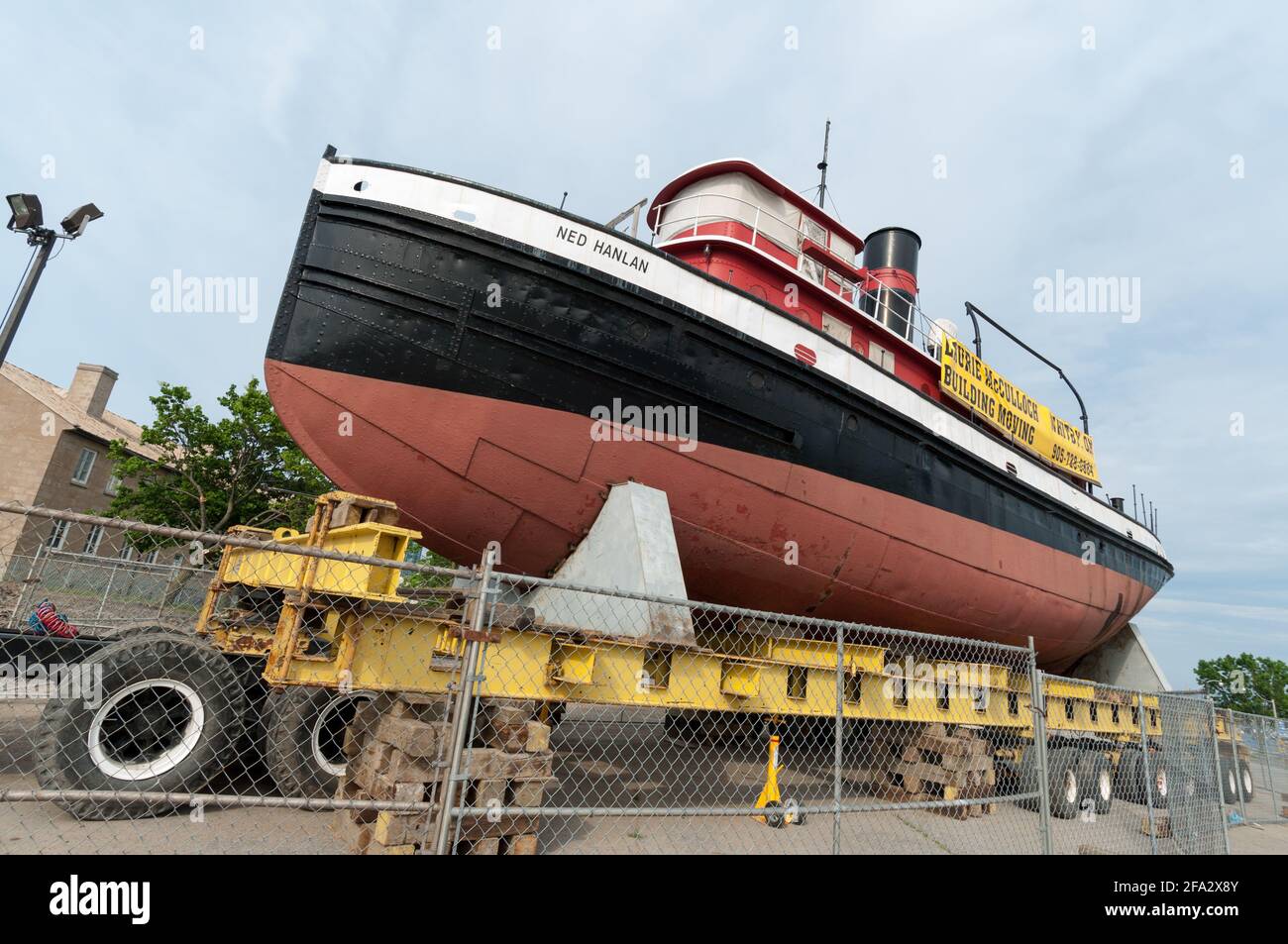 Ned Hanlan, steam-powered tugboat, Toronto harbour (1932-1967) - on a ...