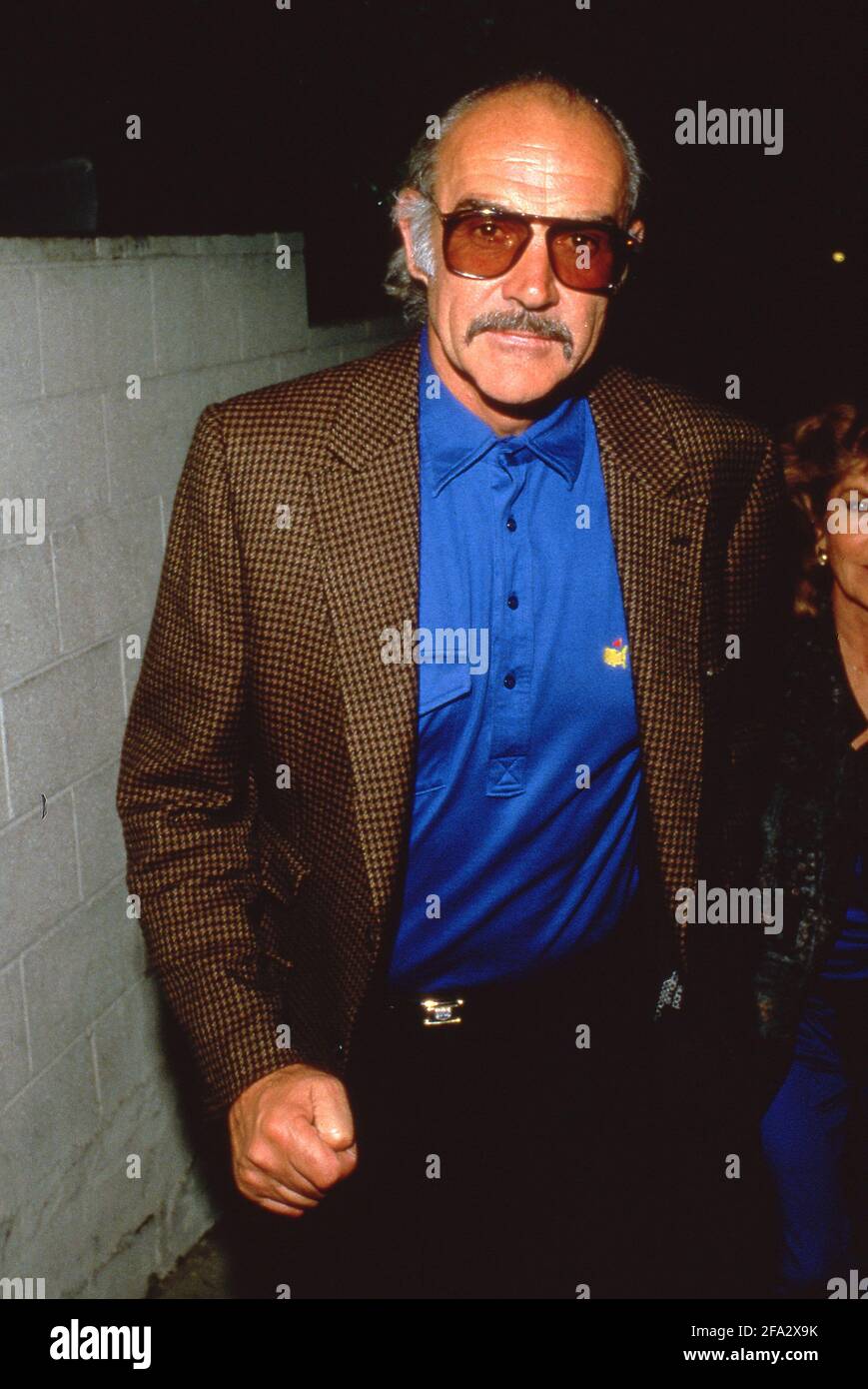Sean Connery April 1985 Credit: Ralph Dominguez/MediaPunch Stock Photo ...