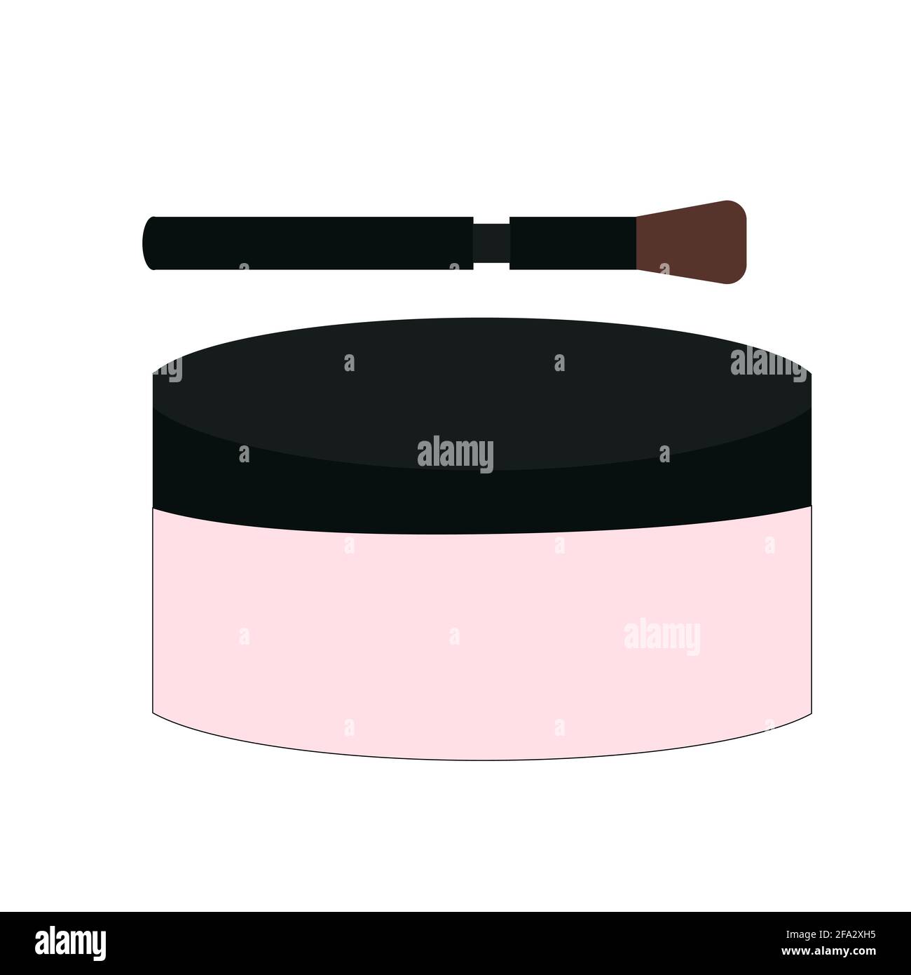 Cream on pink container Stock Vector Images - Alamy