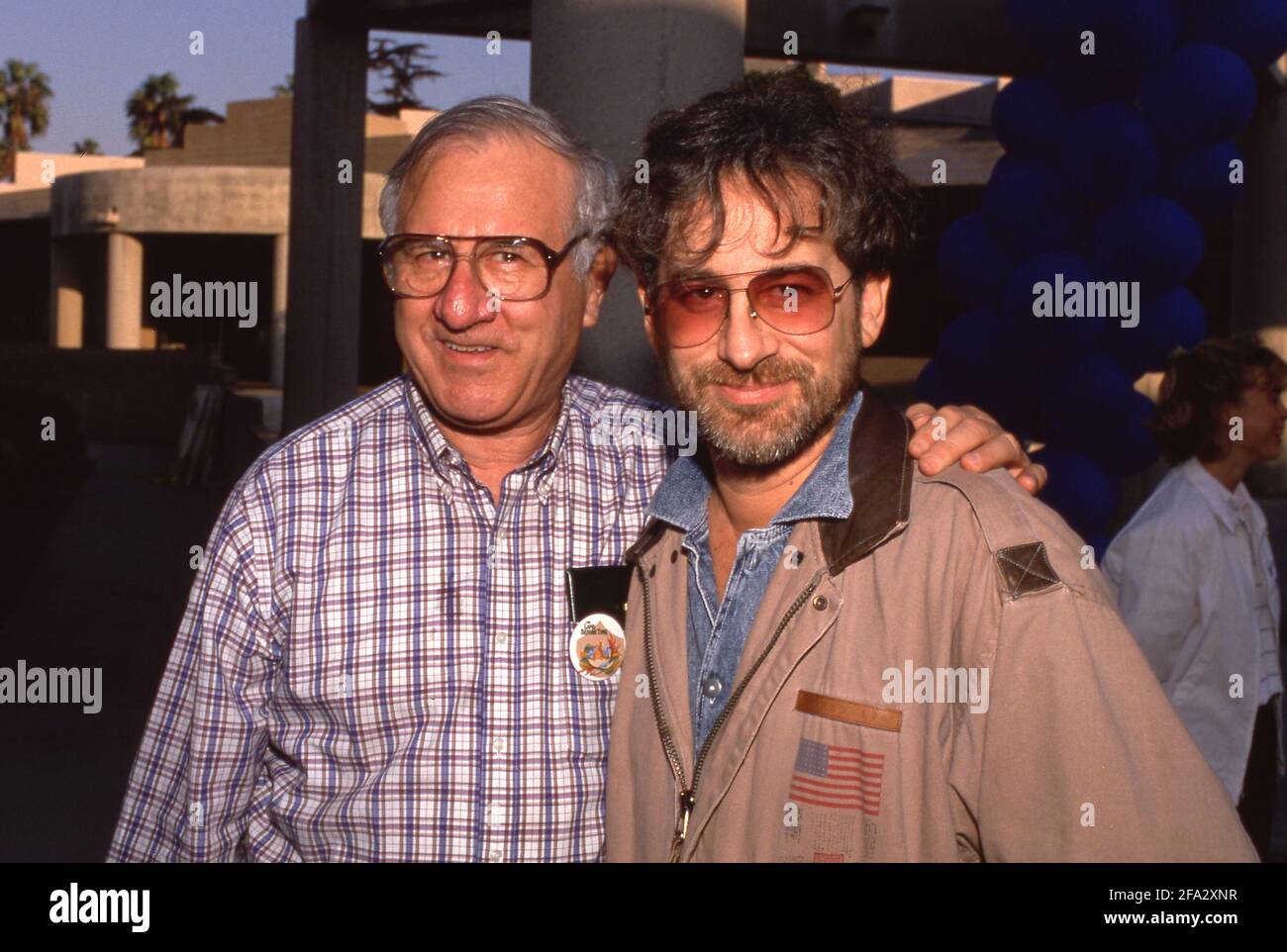 Steven Spielberg and his father during Premiere of "The Land Before ...