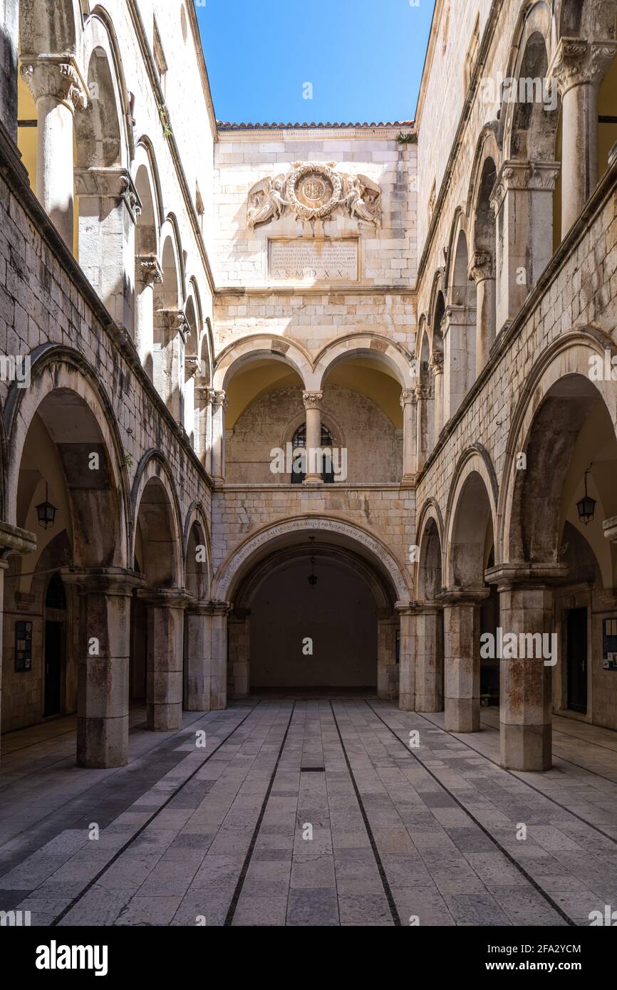 Sponza palace dubrovnik inside hi-res stock photography and images - Alamy