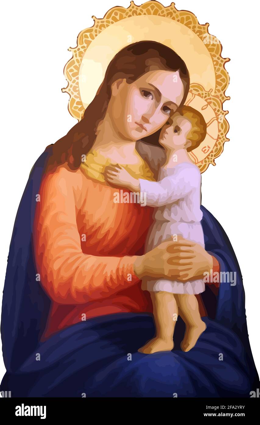Sacred hearts of mary and jesus hi-res stock photography and images - Alamy