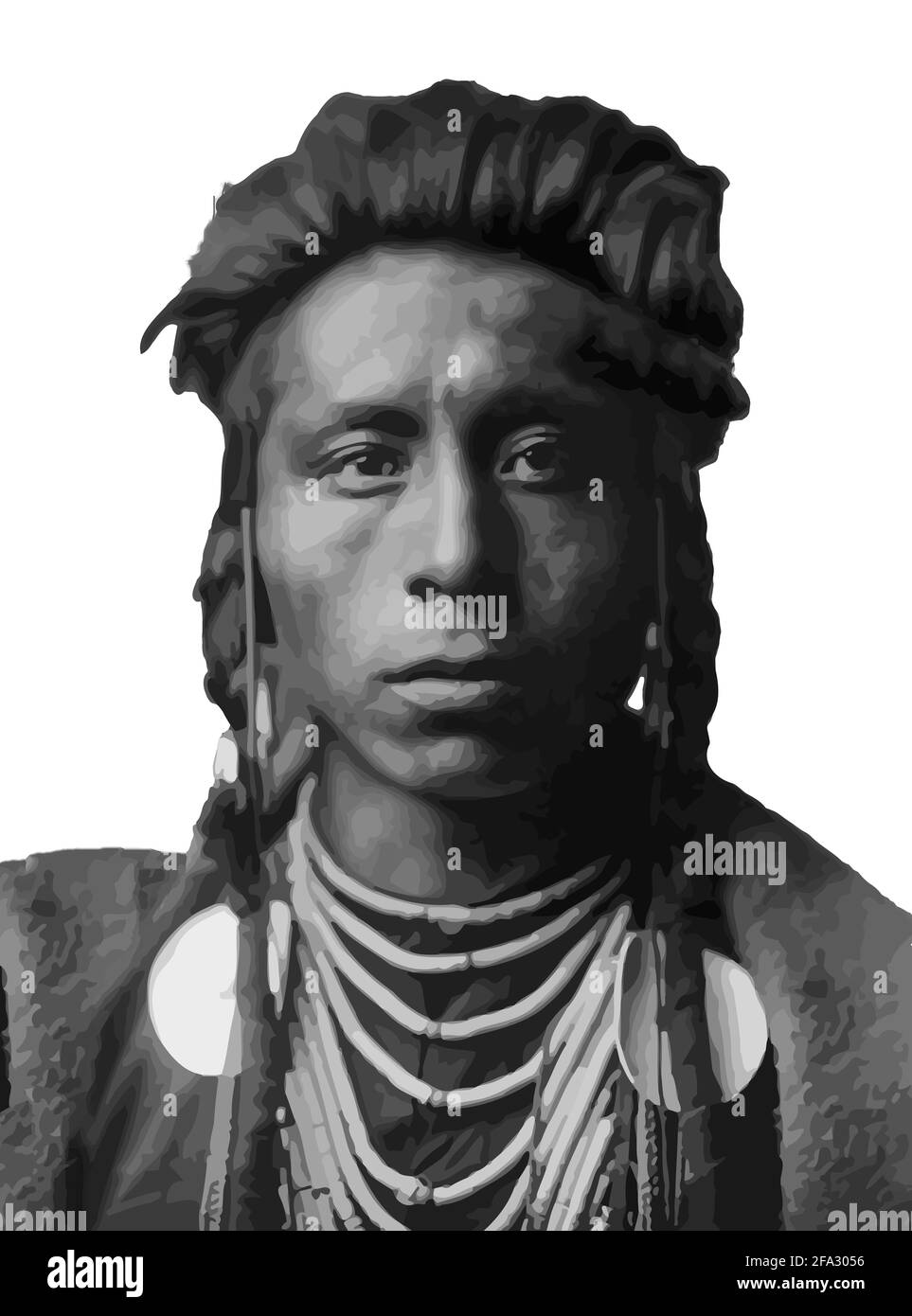 Aboriginal warrior illustration hi-res stock photography and images - Alamy