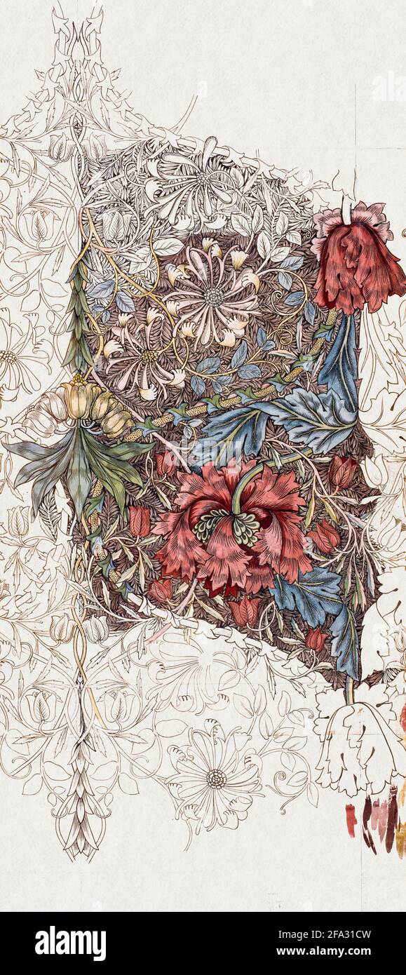 Vintage pattern design artwork Stock Photo - Alamy