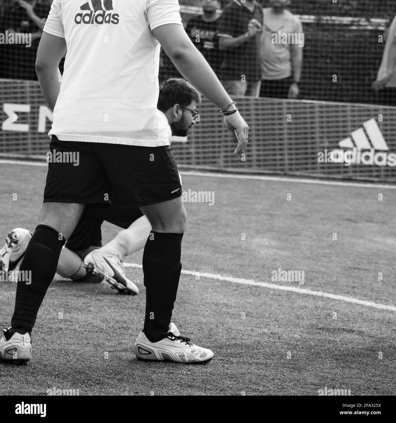 Delhi, India - July 19 2019: Footballers of local football team during ...