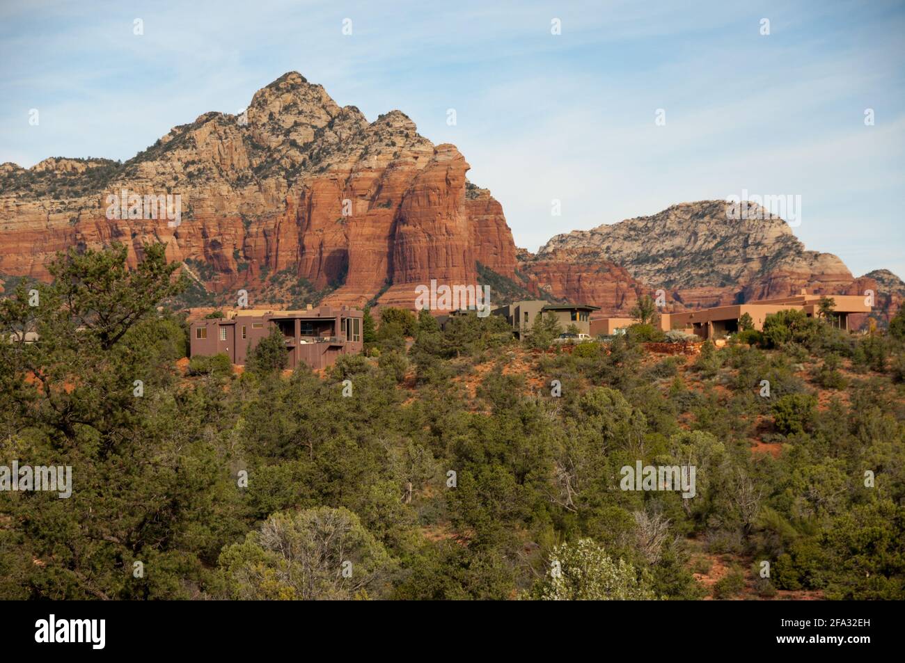 Modern arizonian house Stock Photo - Alamy