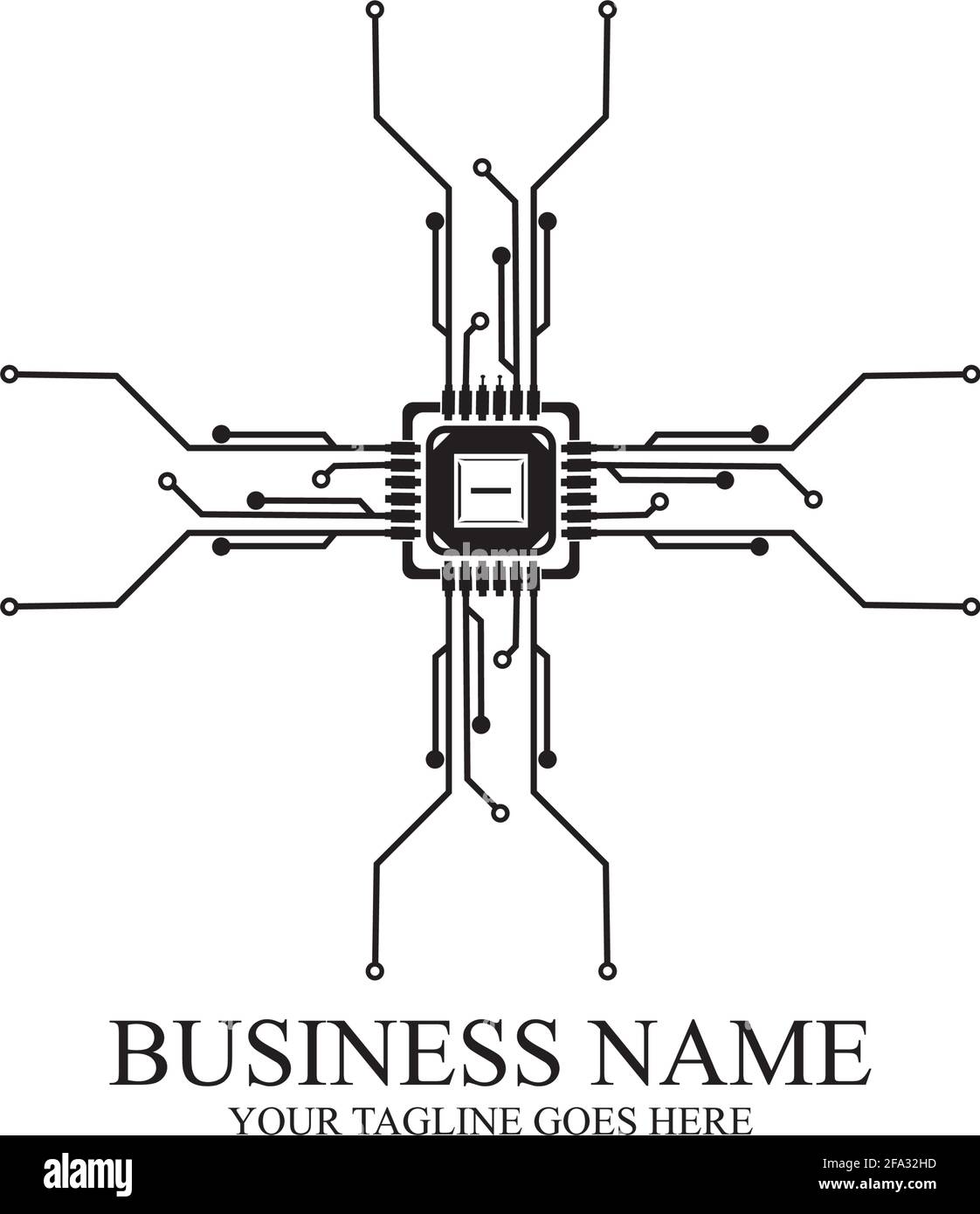 Flat Microelectronics Circuits Circuit Board Vector Green Background Stock Vector Image And Art