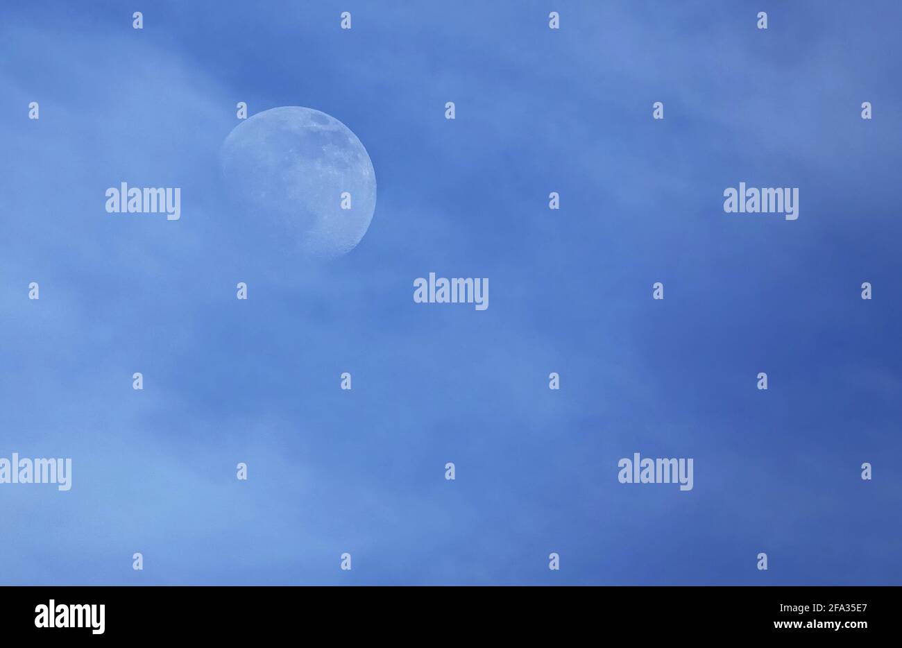 Moon visible daytime hi-res stock photography and images - Alamy