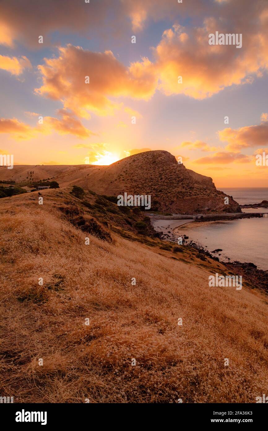 Beautiful shot of the Second Valley Beach in South Australia Stock ...
