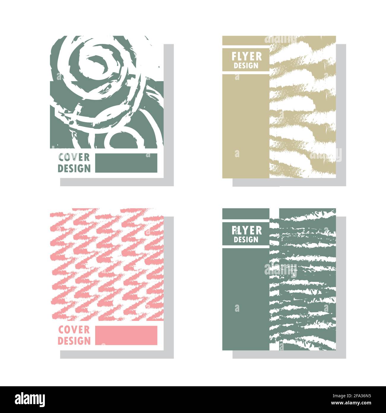grunge abstract shapes cover design Stock Vector Image & Art - Alamy
