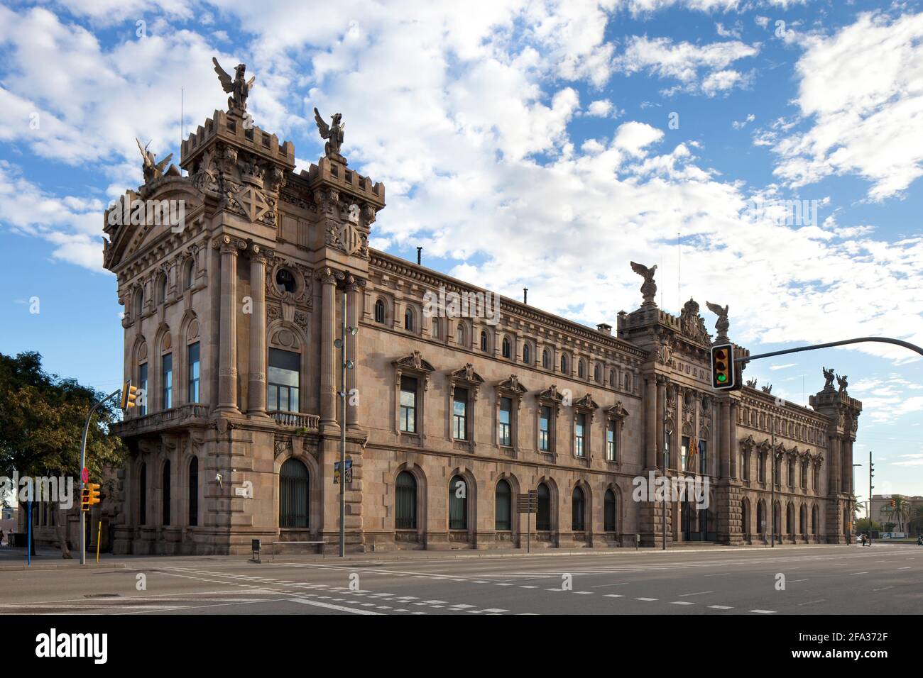 The Old Customs House, Aduana in Barcelona Stock Photo - Alamy
