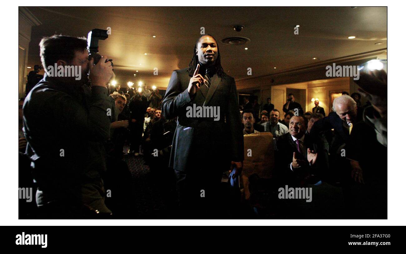 Lennox Lewis anounces his retirement as World Heavyweight Boxing ...