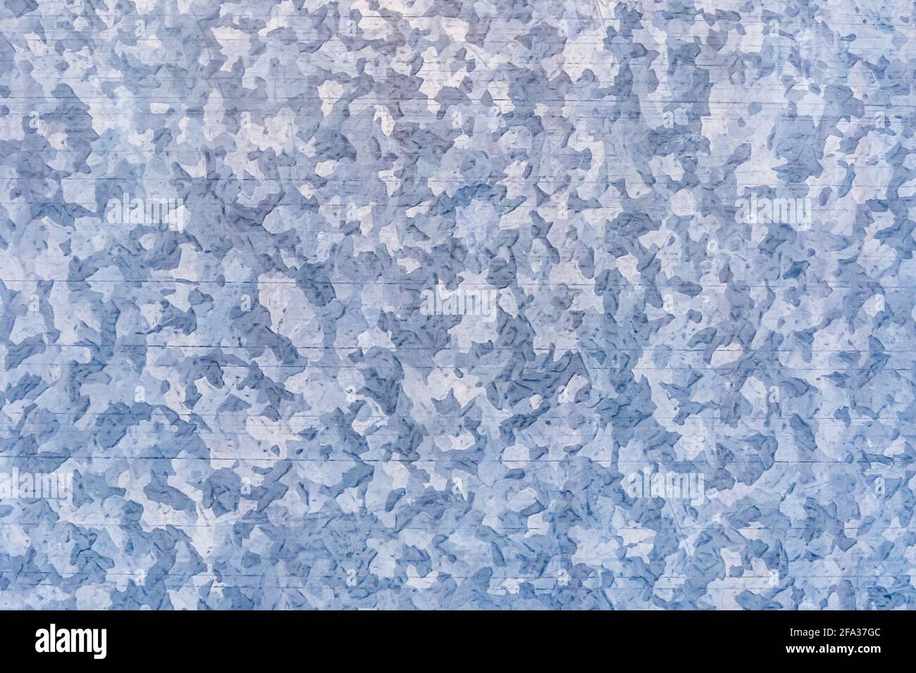 Galvanized iron pattern with a blue tint, metal abstract texture steel ...