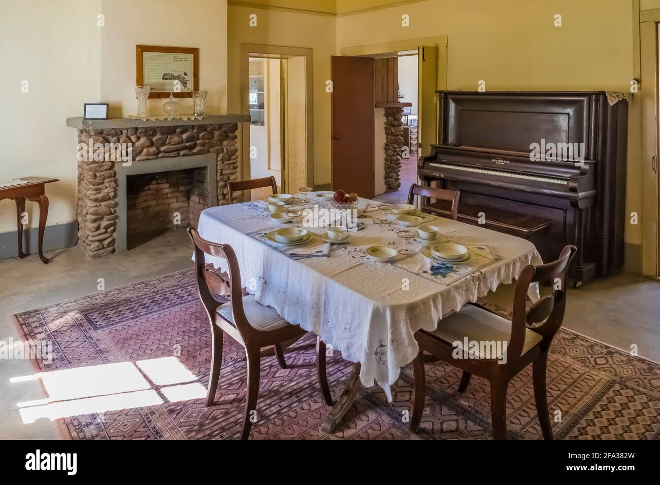 Ranch house at Empire Ranch, preserved in the Empire Ranch and Las ...