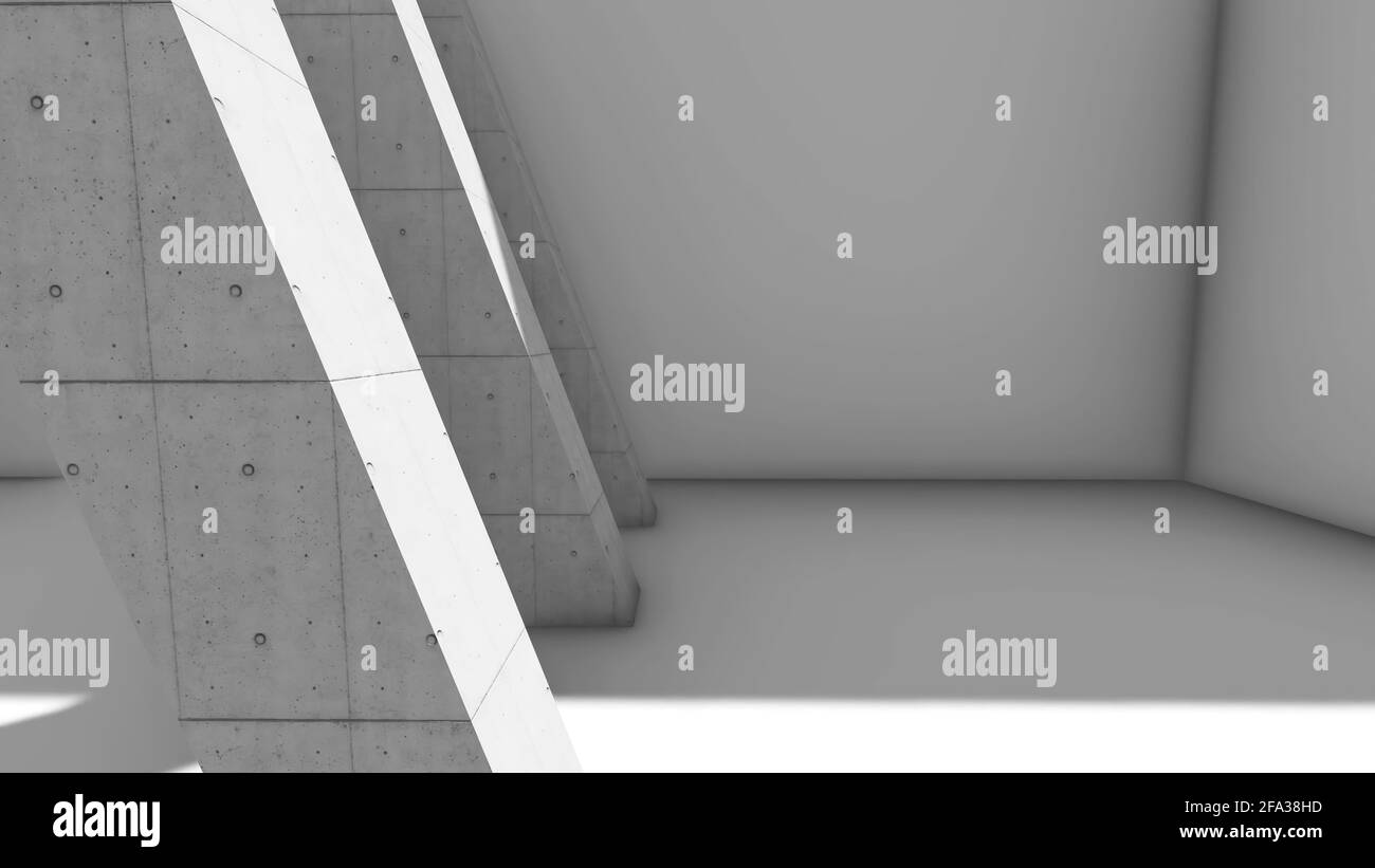 3D illustration - abstract concrete shape Stock Photo - Alamy