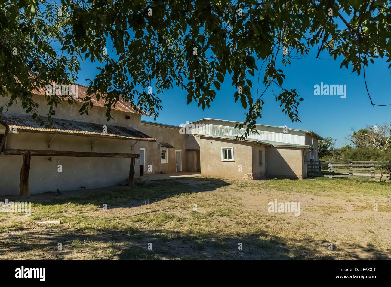Ranch house at Empire Ranch, preserved in the Empire Ranch and Las ...