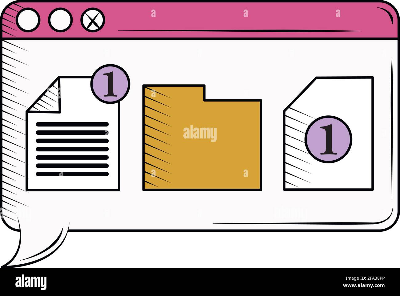 Vintage file folder Cut Out Stock Images & Pictures - Alamy