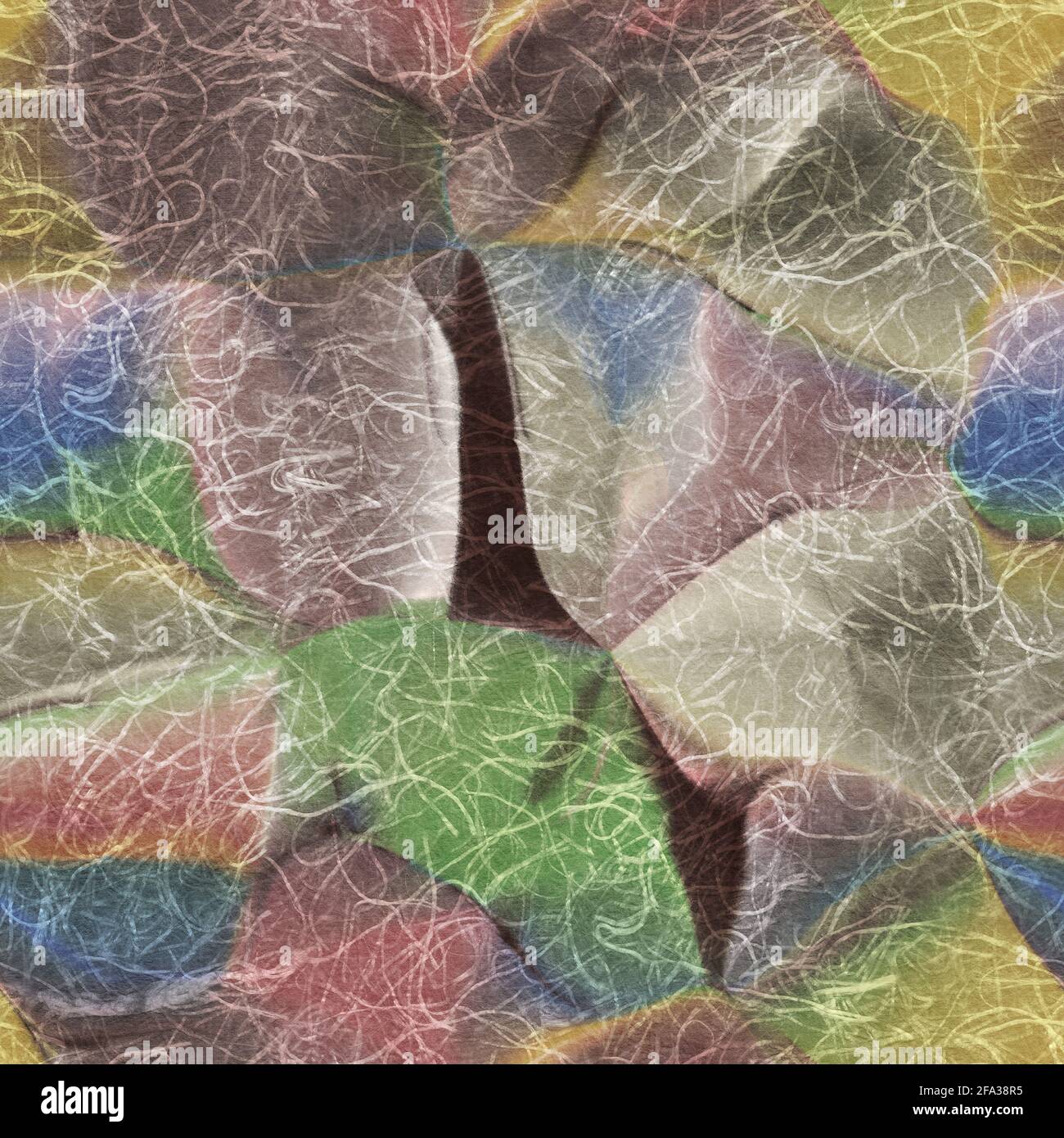 Seamless abstract blobs of color paper texture Stock Photo - Alamy