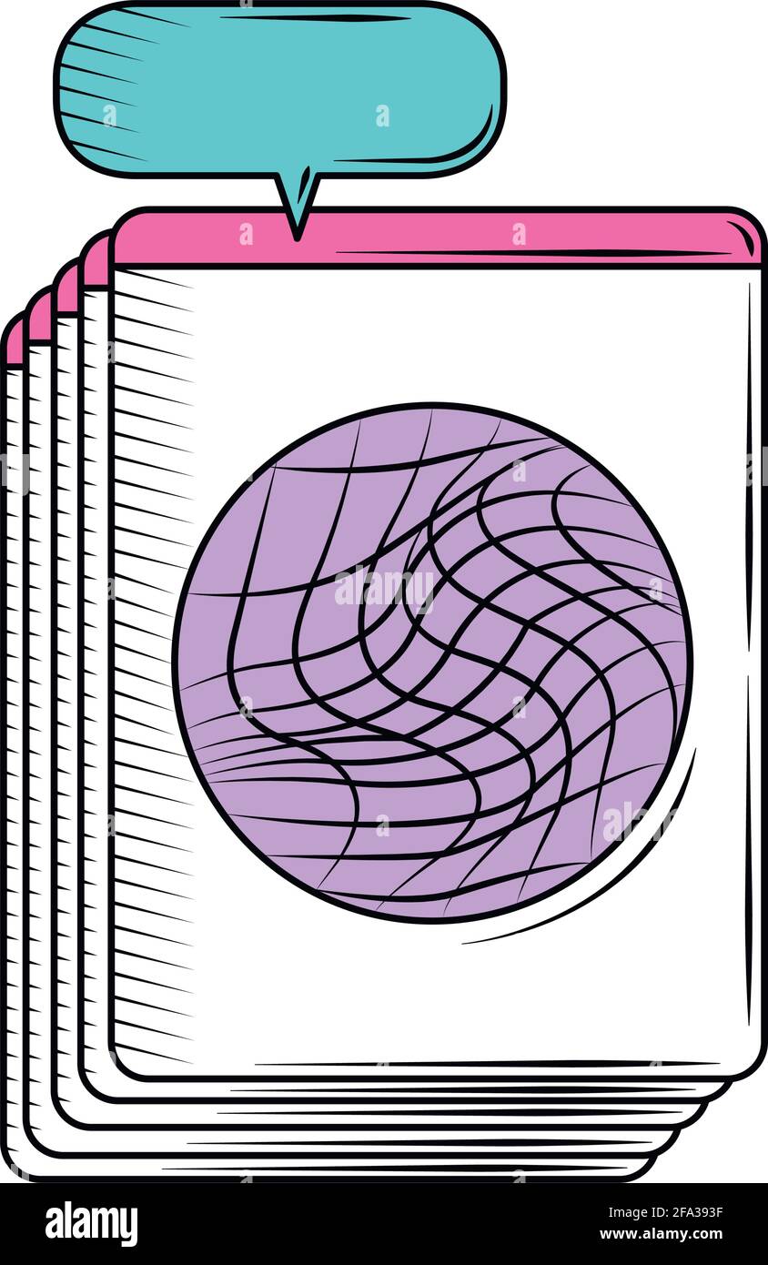 retro futuristic interface data isolated Stock Vector Image & Art - Alamy