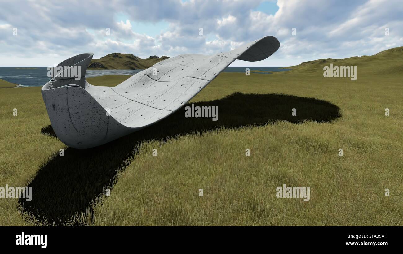 3D illustration of abstract concrete shape Stock Photo - Alamy