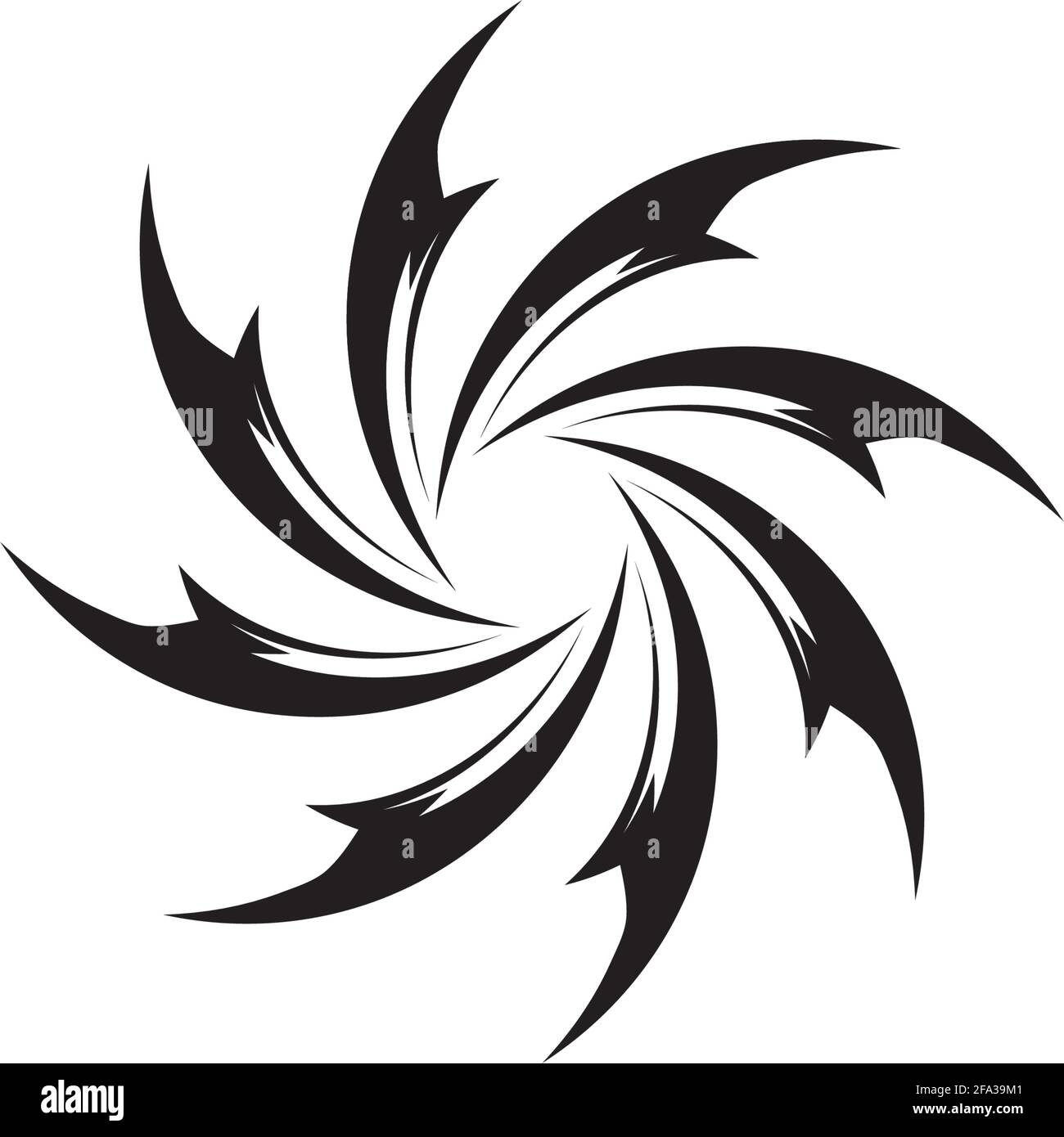 vortex vector illustration icon Logo Template design Stock Vector Image ...