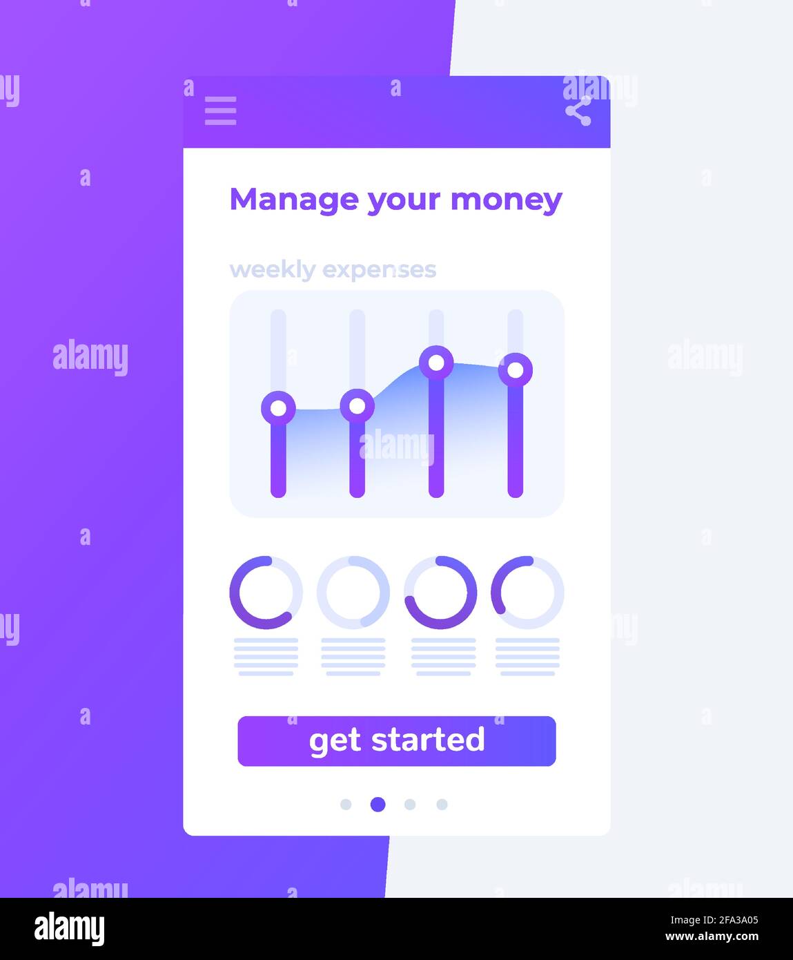 Personal finances banking Stock Vector Images - Alamy