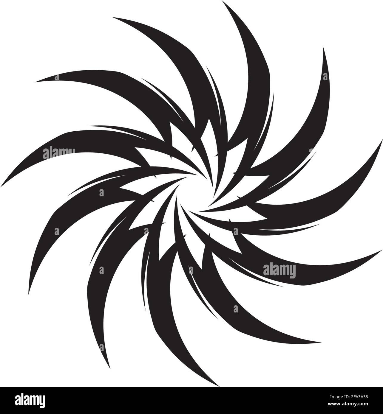 vortex vector illustration icon Logo Template design Stock Vector Image ...