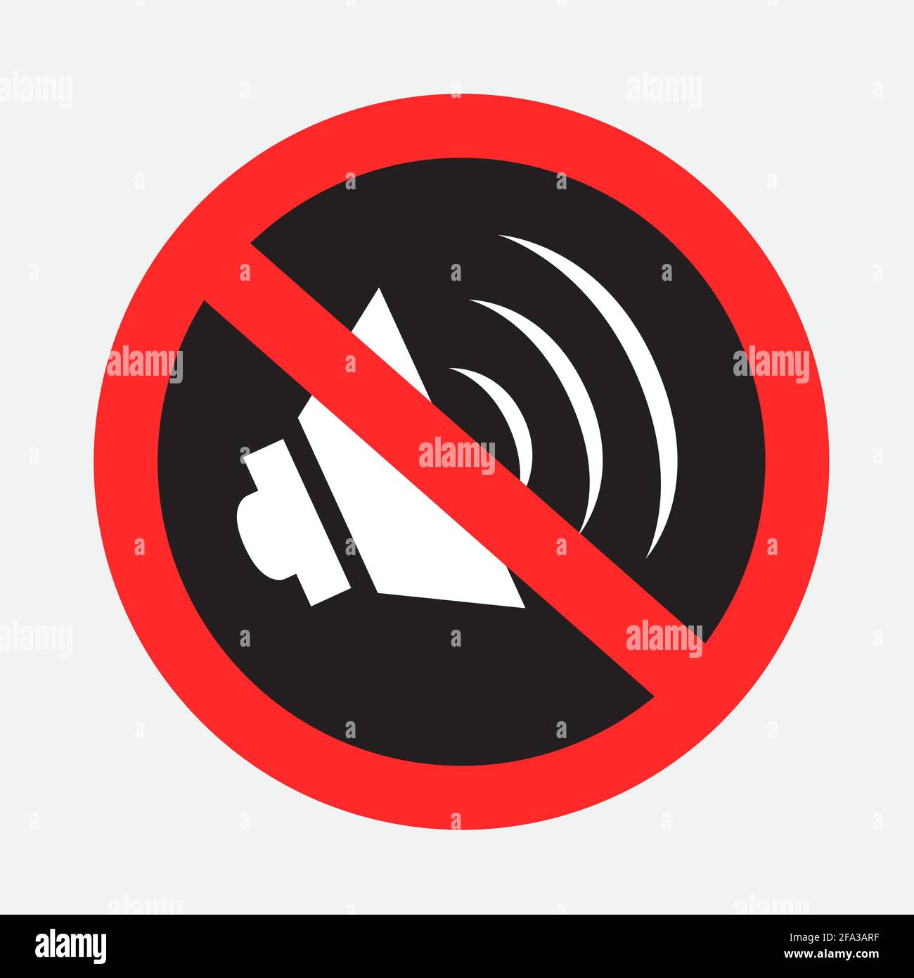 No loud music sign hi-res stock photography and images - Alamy
