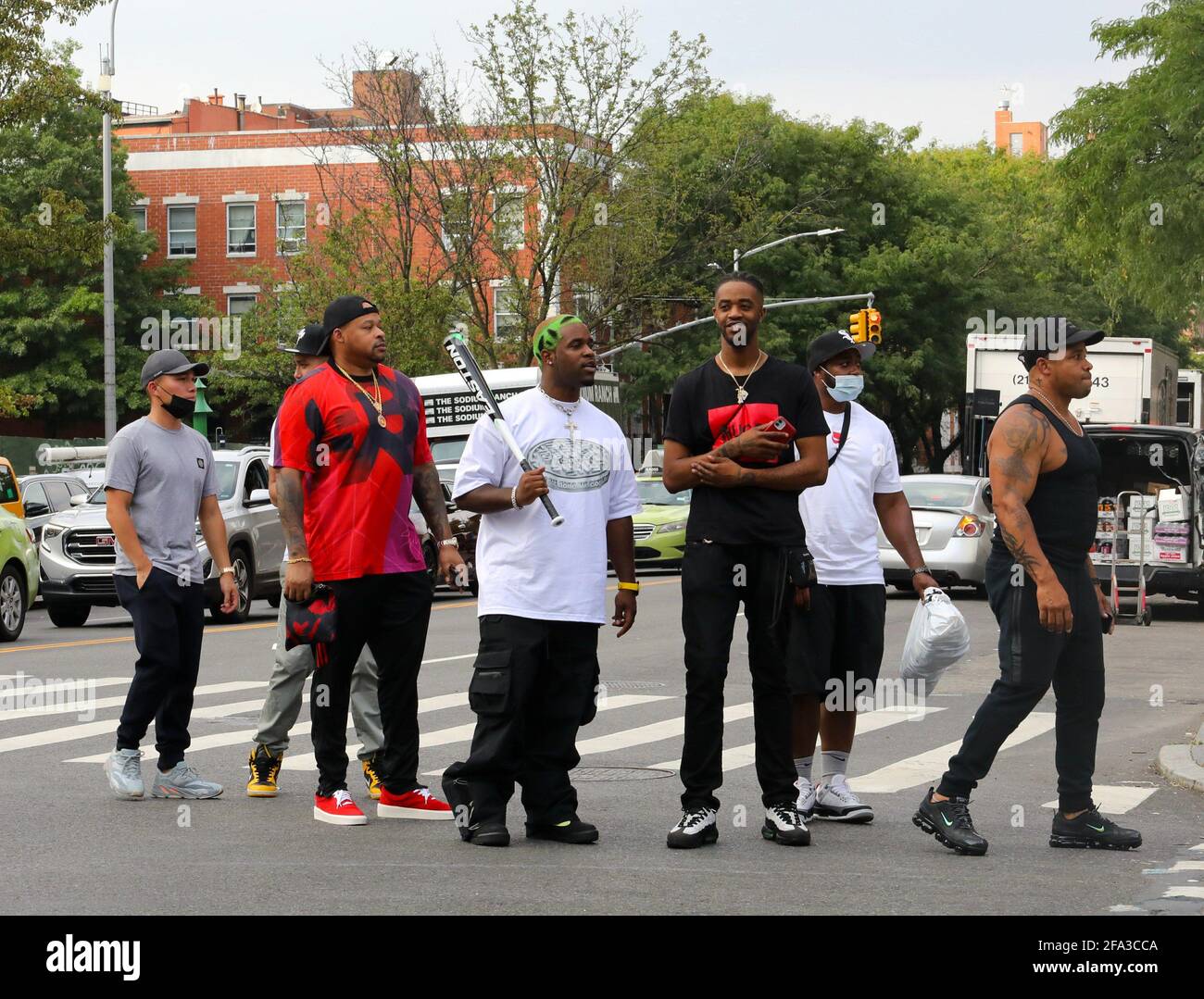 New York - NY - 20200806 ASAP Ferg filming a music video "Green Juice ...