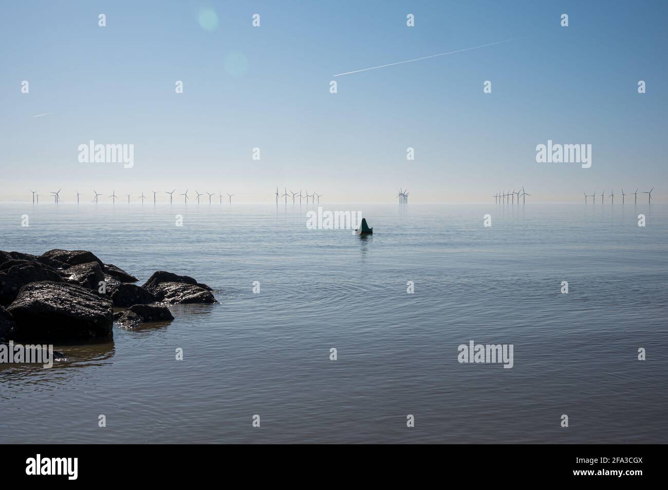 Wind farm clacton on sea hi-res stock photography and images - Alamy