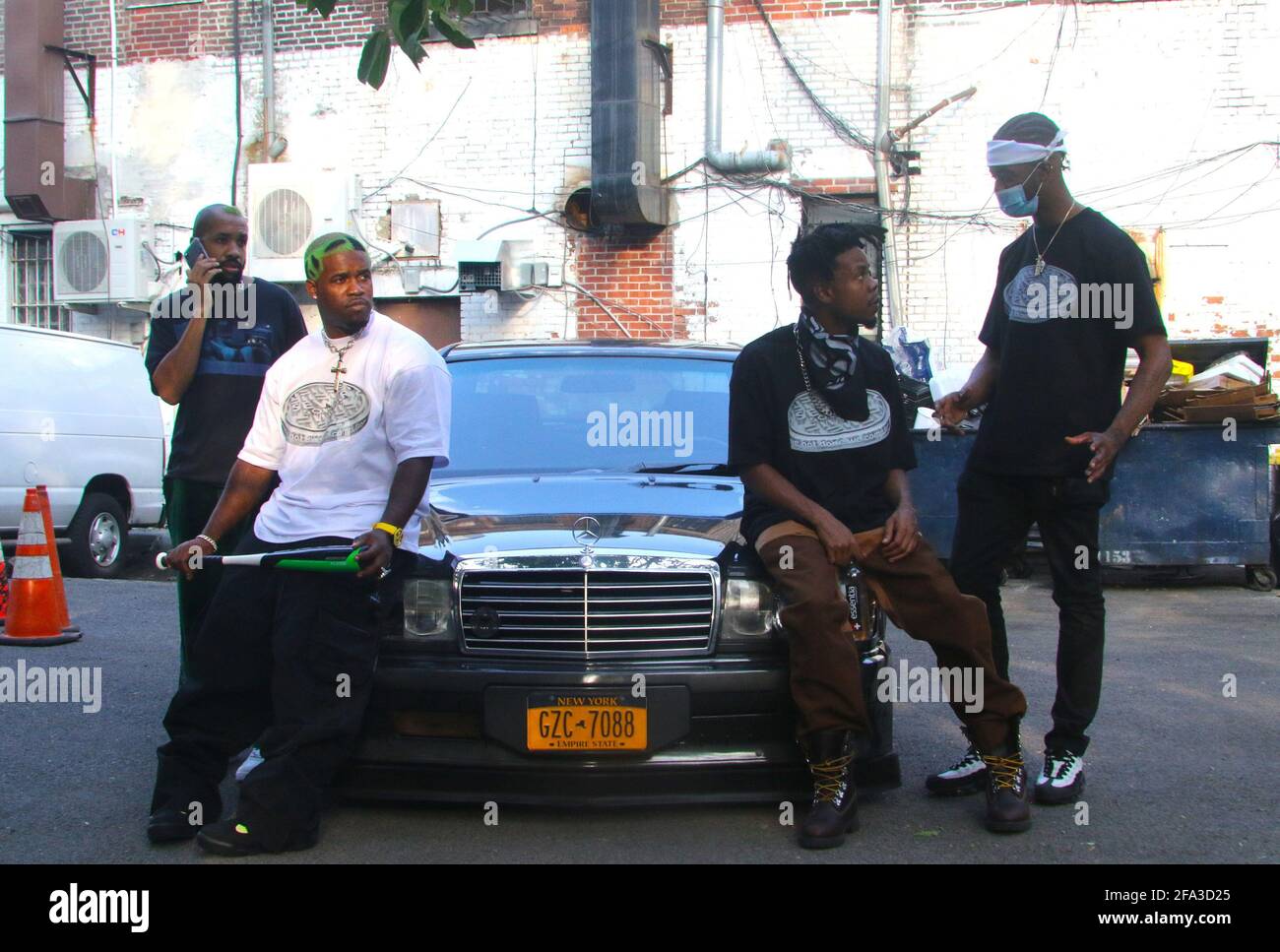 New York - NY - 20200806 ASAP Ferg filming a music video "Green Juice ...