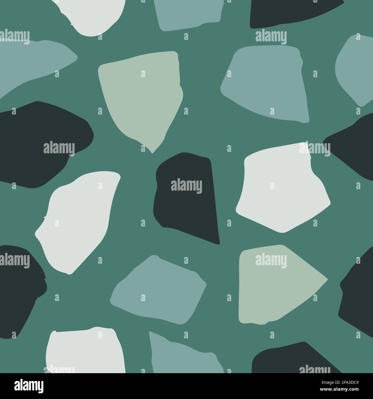 Terrazzo flooring vector seamless pattern. Classic venetian terrazzo ...