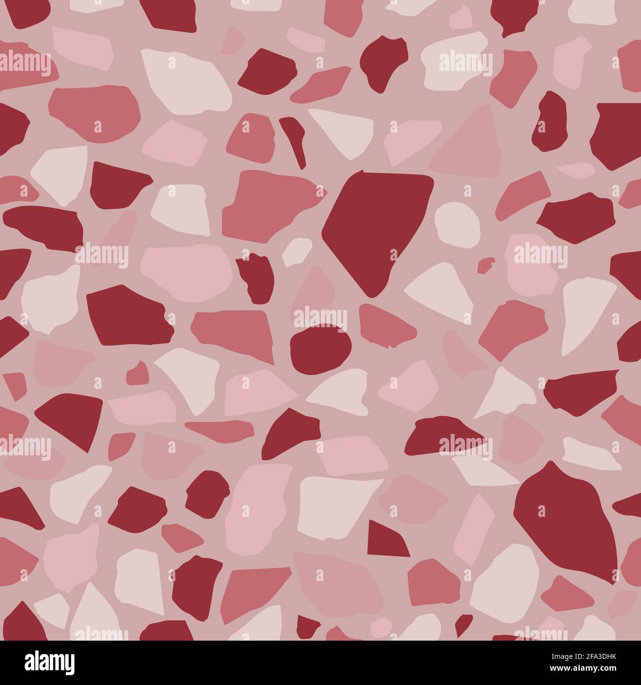 Terrazzo flooring vector seamless pattern. Classic venetian terrazzo ...