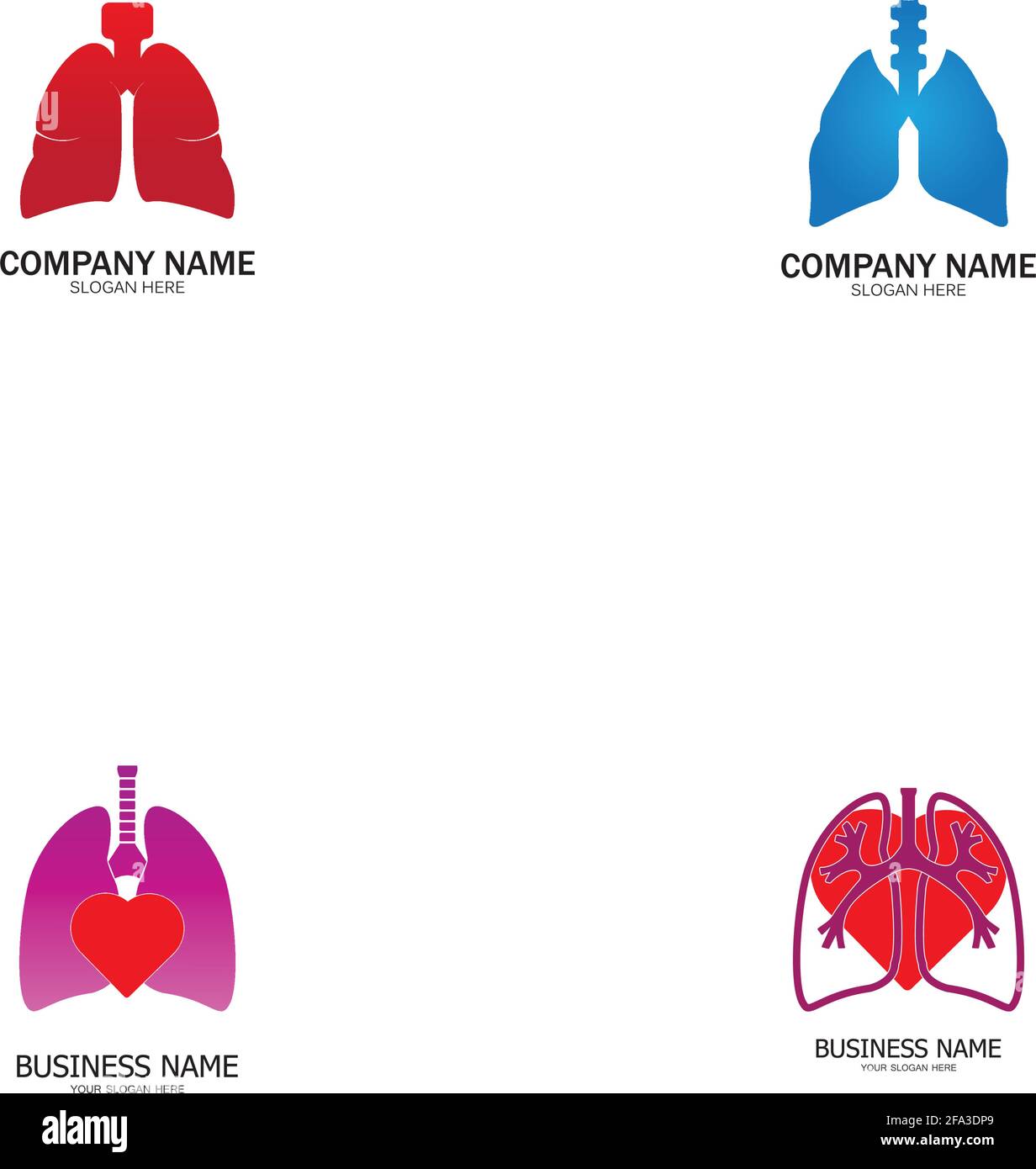 lung health and care logo template,emblem,design concept,creative ...